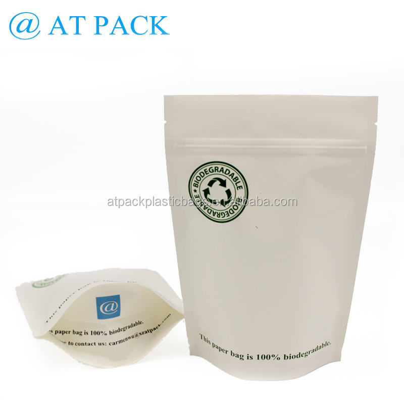 Recyclable Custom Printed Biodegradable Food Grade Kraft Paper Pla ...